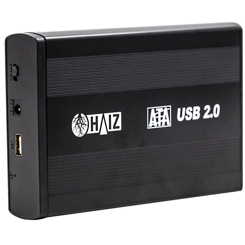 Case Para Hd Externo 3.5 Hdd Sata Haiz Pc Desktop Usb 2.0 HZ-315 - HAIZ