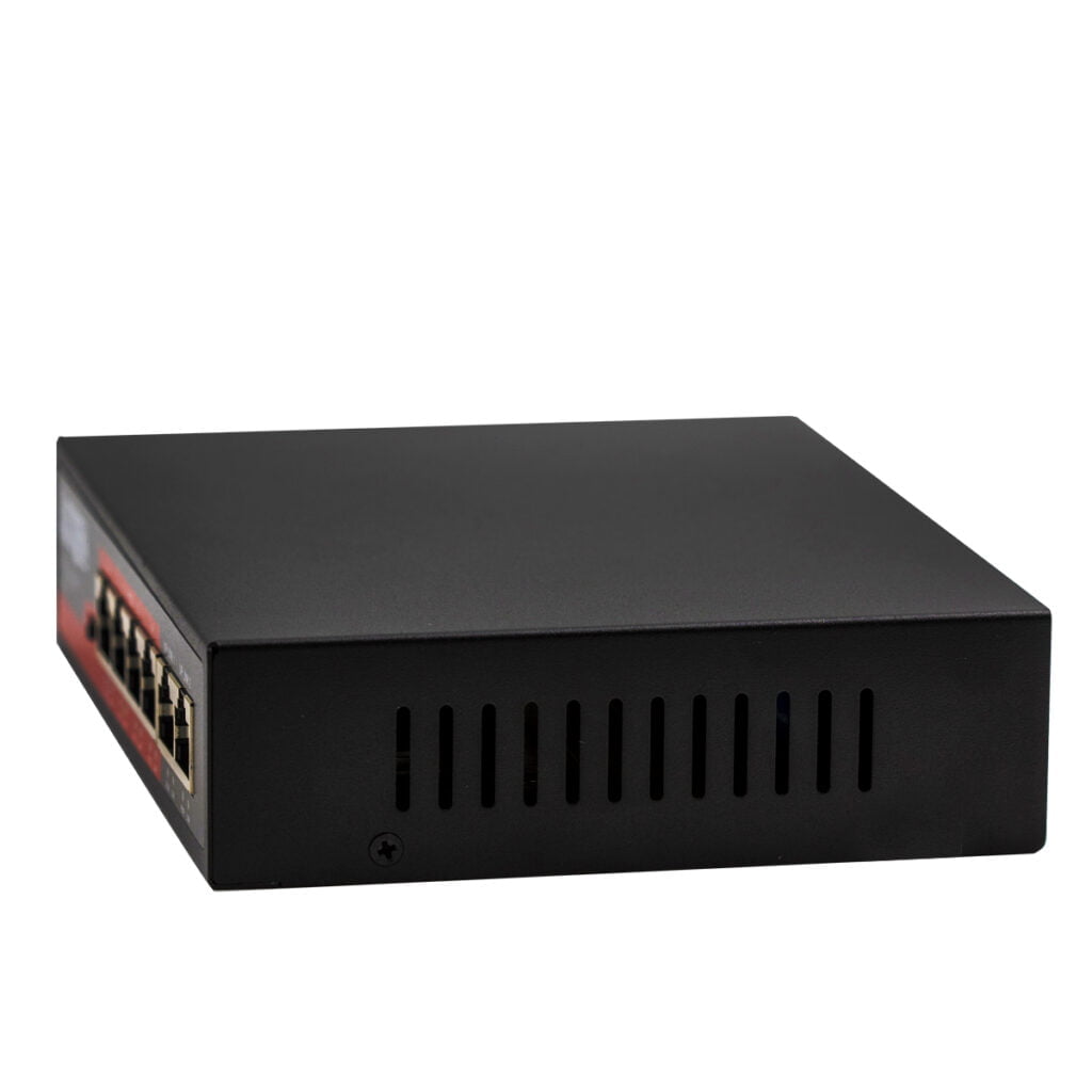 Smart Poe 4F+2G Switch 4 Portas Poe Ativo + 2 Uplink Câmeras Ip 10/100m ...