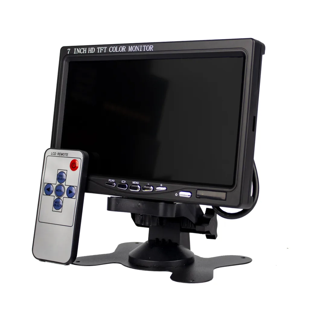 Tela Monitor LCD 7001HD 7 Polegadas Com Controle para Carro - HAIZ