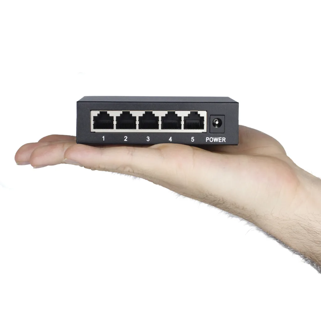 SWITCH DE MESA 5 PORTAS GIGABIT HAIZ HZ-1005G - HAIZ