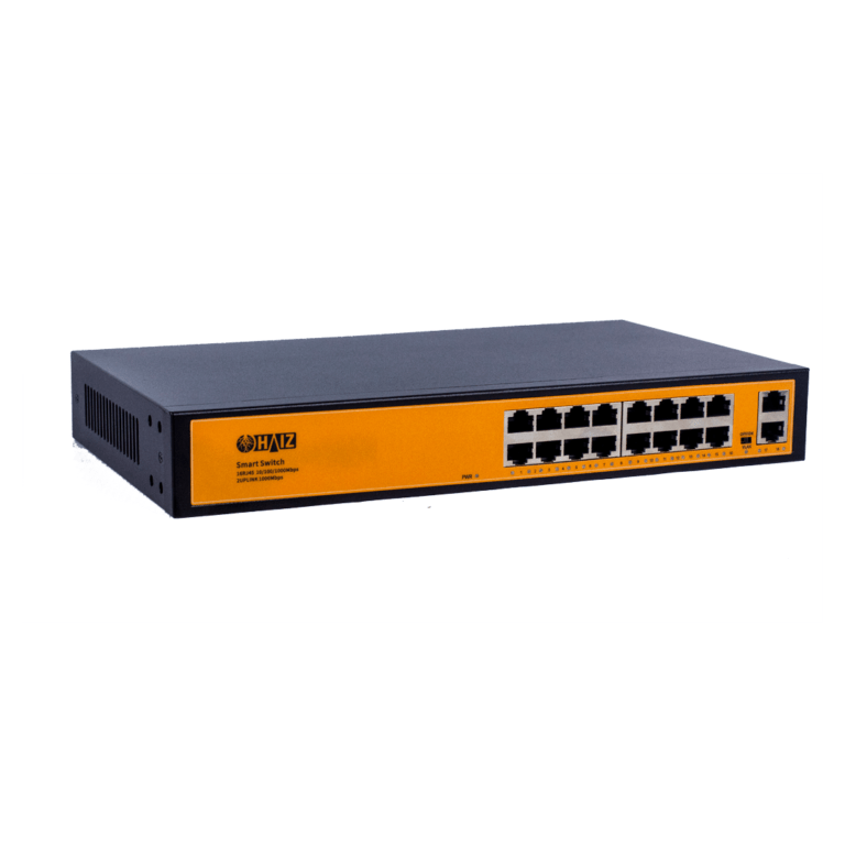 Switch Haiz Desktop Rack Gigabit 16 Portas + 2 Portas Uplink HZ-1016GB ...