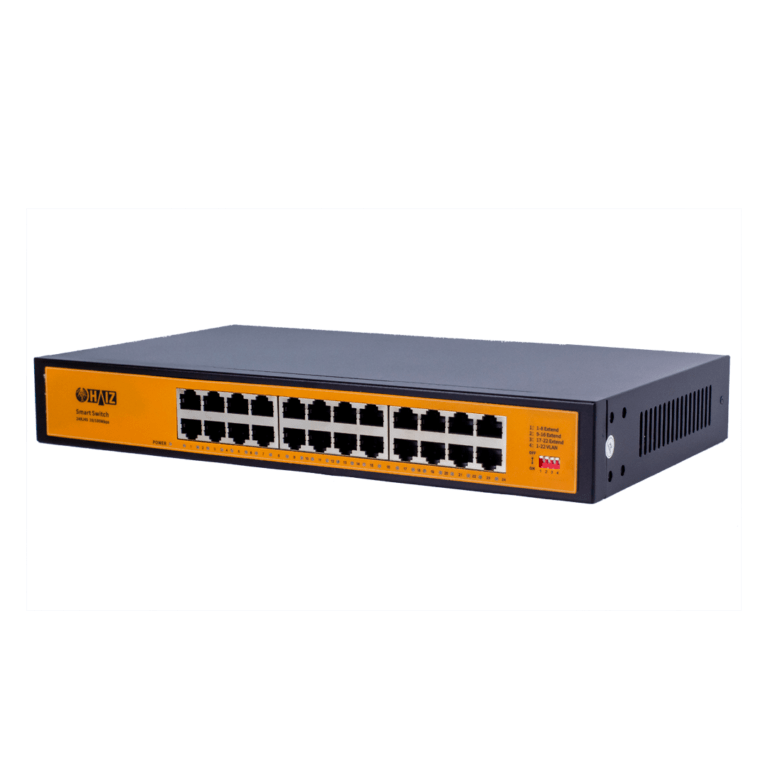 Switch Poe Híbrido 24 Portas Poe + 2 Portas Uplink Gigabit HZ-EL1327P ...