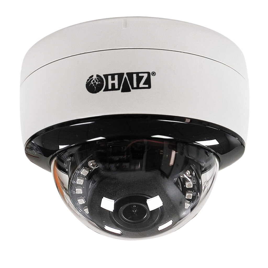 Câmera dome HAIZ IP POE 2.8mm 4mp com sensor 1/4" cmos HZ-D12P - HAIZ